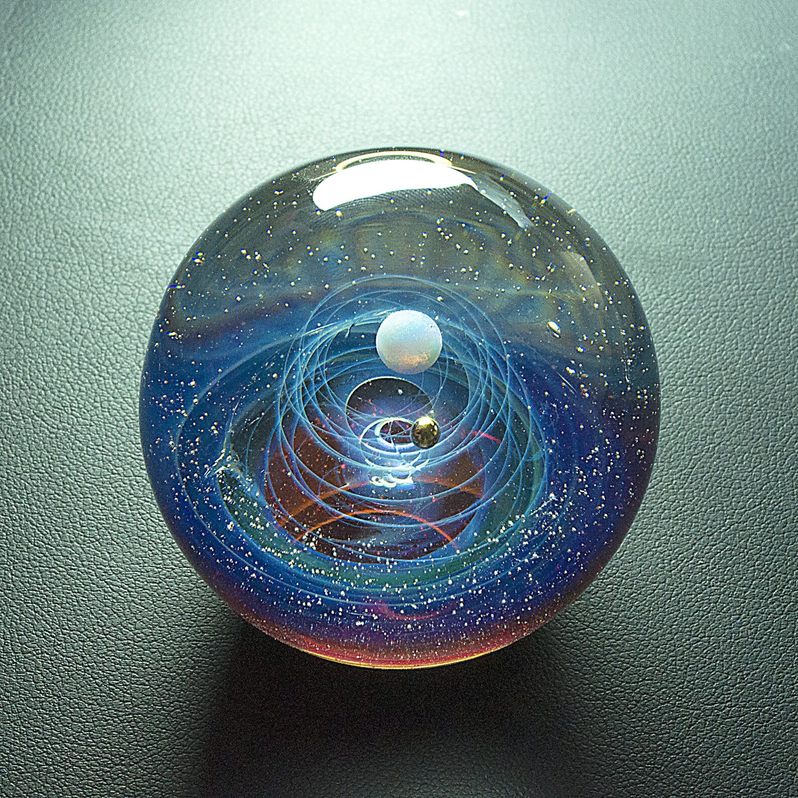 Unique Gift Night Sky Galaxy Marble Universe Pellet Ball Space Blown ...