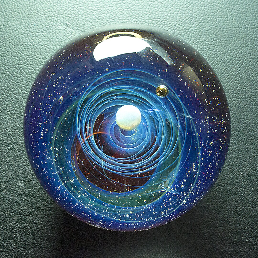 Unique Gift Night Sky Galaxy Marble Universe Pellet Ball Space Blown ...
