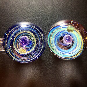 Couple Pendant 1 Inches Planet Stars , Glass Dome,space Glass Universe ...