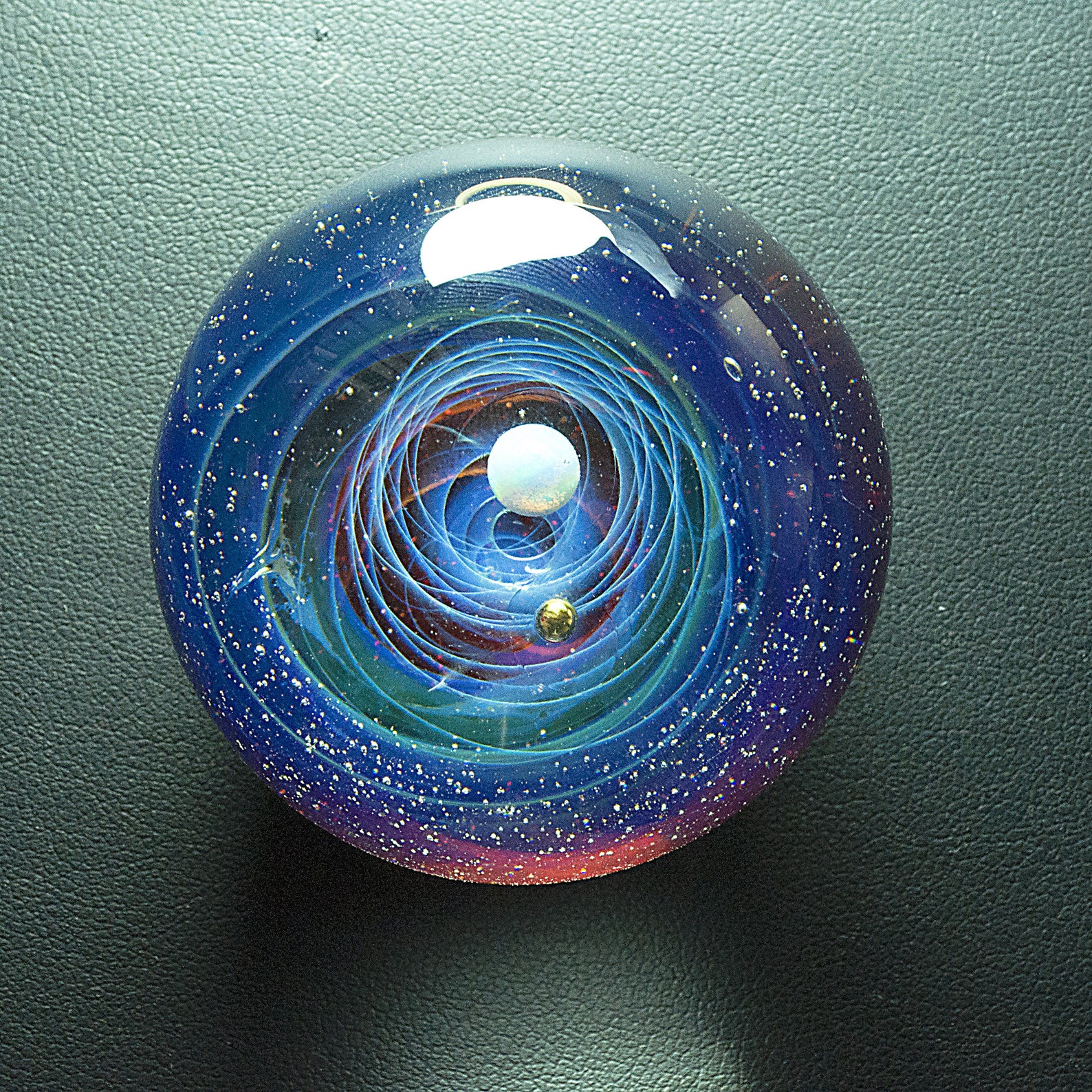 Unique Gift Night Sky Galaxy Marble Universe Pellet Ball Space Blown ...