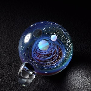 Handmade Glass Universe Pendant 23mmunique Birthday Gift | Etsy