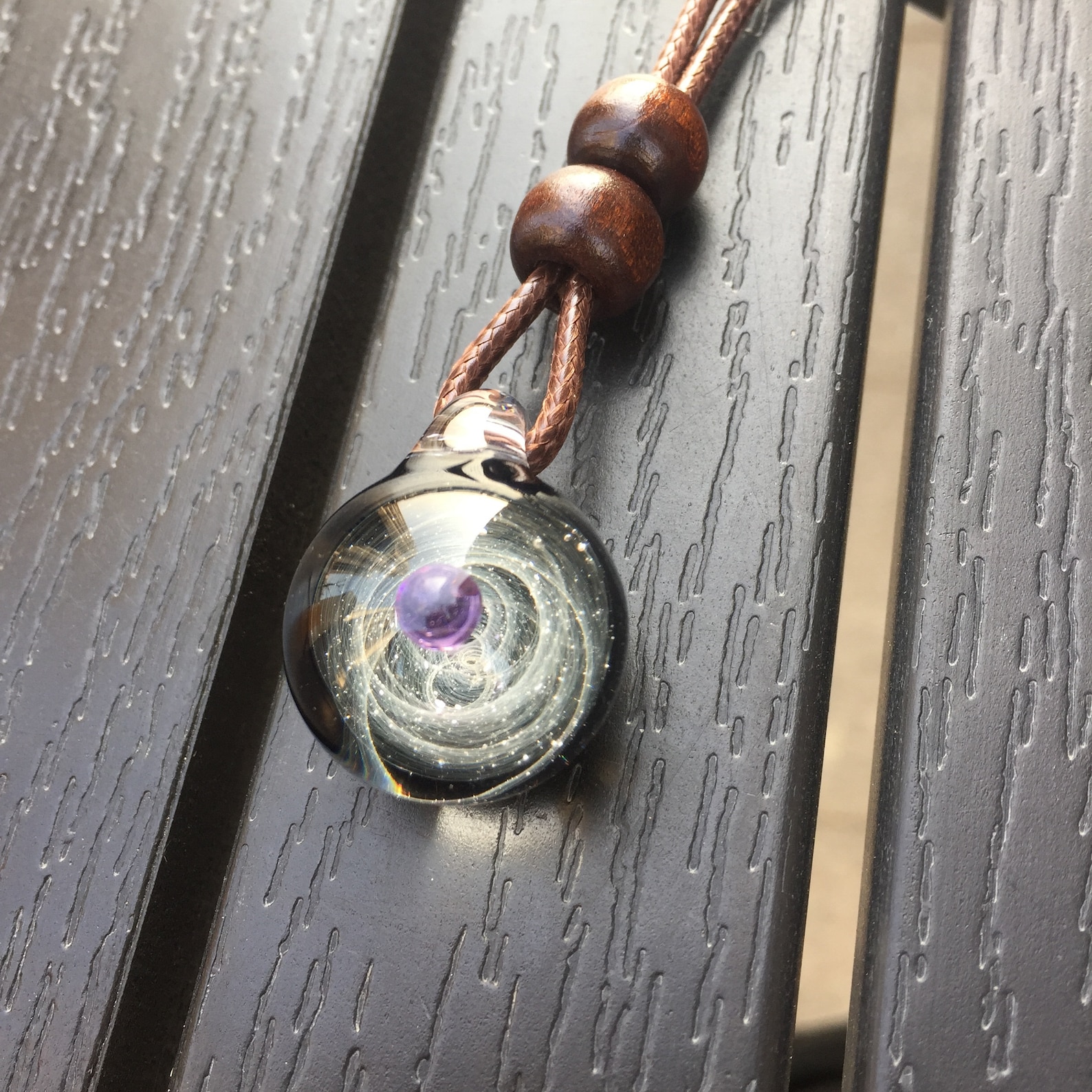 Planet Stars , Glass Dome,spaceblown Glass Universe Pendant 1 Inches ...