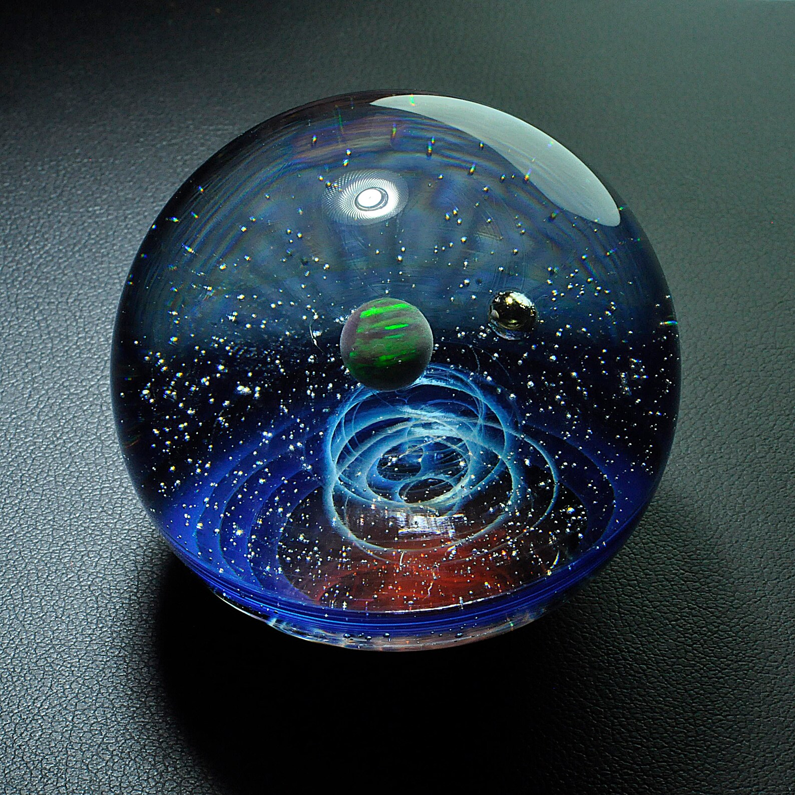 Unique Gift Night Sky Galaxy Marble Universe Pellet Ball Space Blown ...