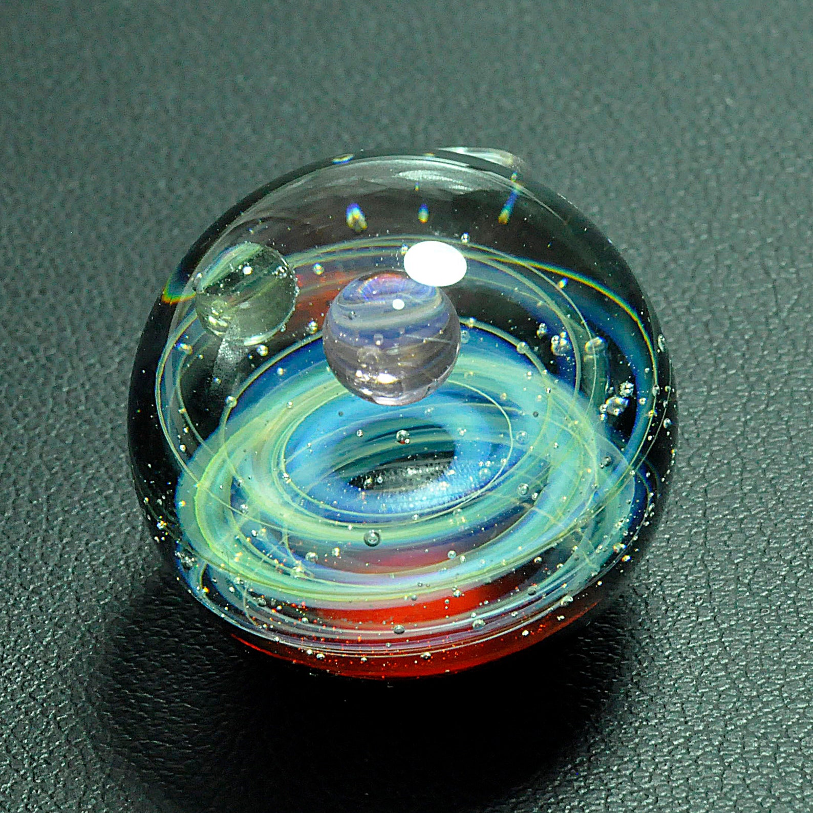 Handmade Glass Universe Pendant 23mmunique Birthday Gift | Etsy