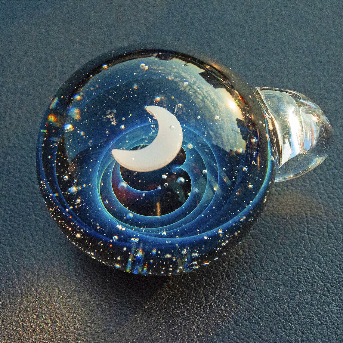Handmade Glass Universe Pendant 23mmunique Birthday Gift - Etsy