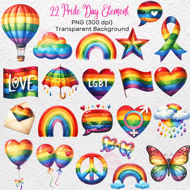 Pride Month Gnome Watercolor Clipart, LGBT Gnome PNG, Gnome Clipart ...