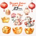 Dragon Lunar New Year Watercolor, Dragon Clipart, Chinese New Year ...