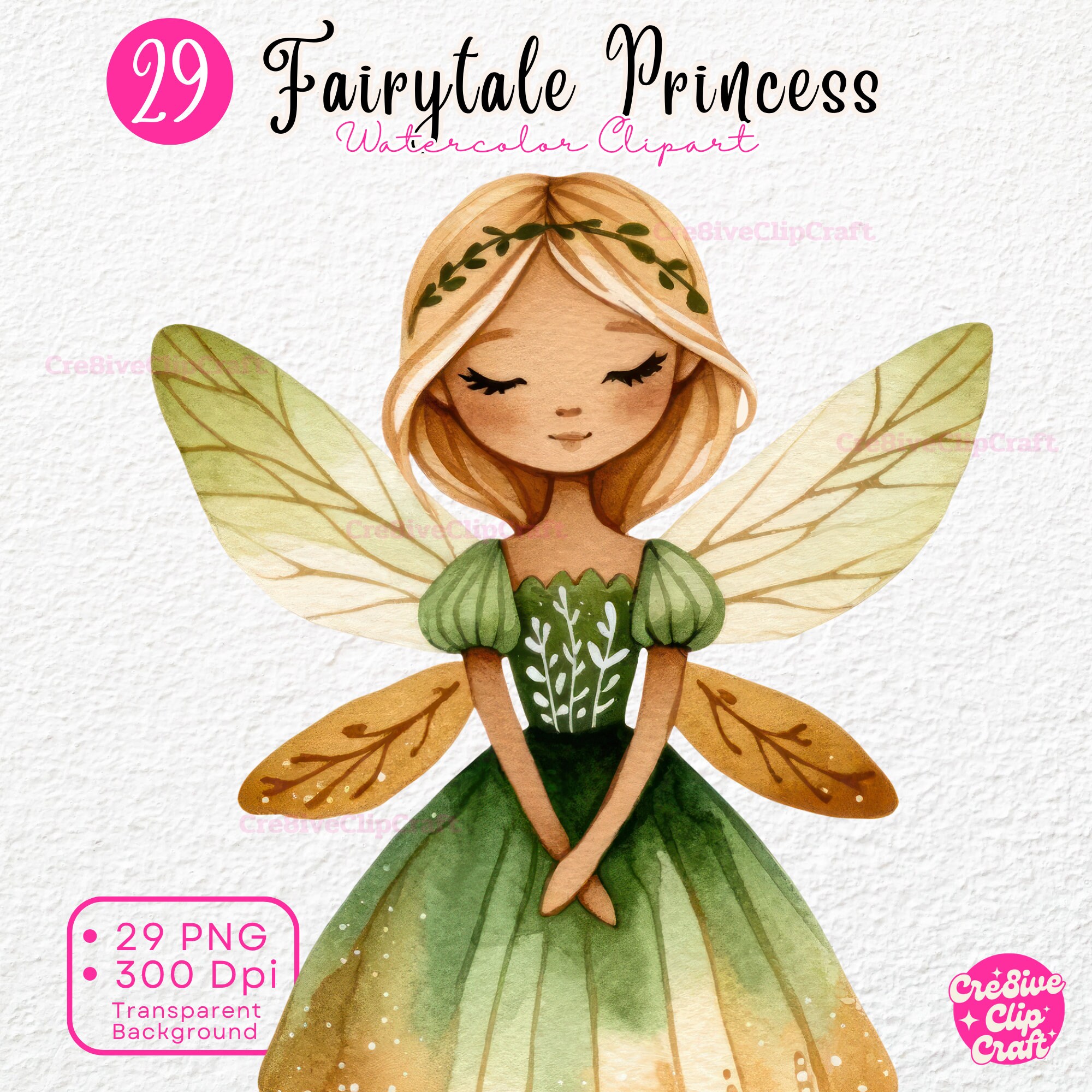 Fairytale Princess, Magical Princess Clipart, Pretty Princess PNG, Cute ...