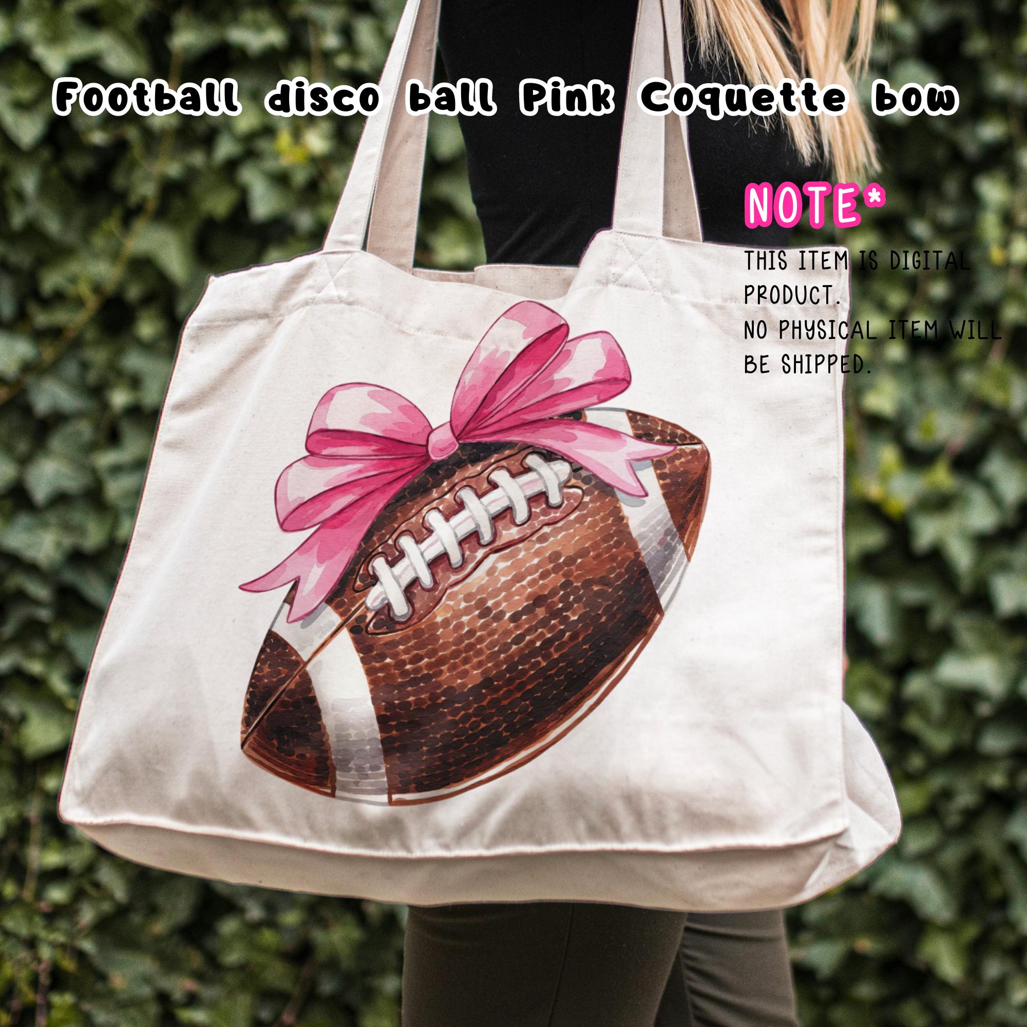 Game Day Football Disco Ball, Football Team PNG, Game Day, Pink ...