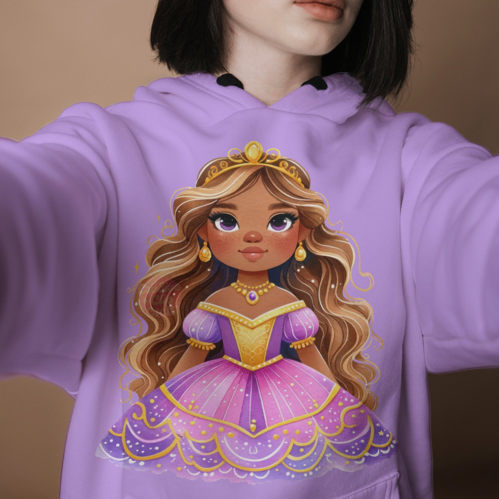 American African Princess Clipart Black Princess PNG Bundle Cute ...