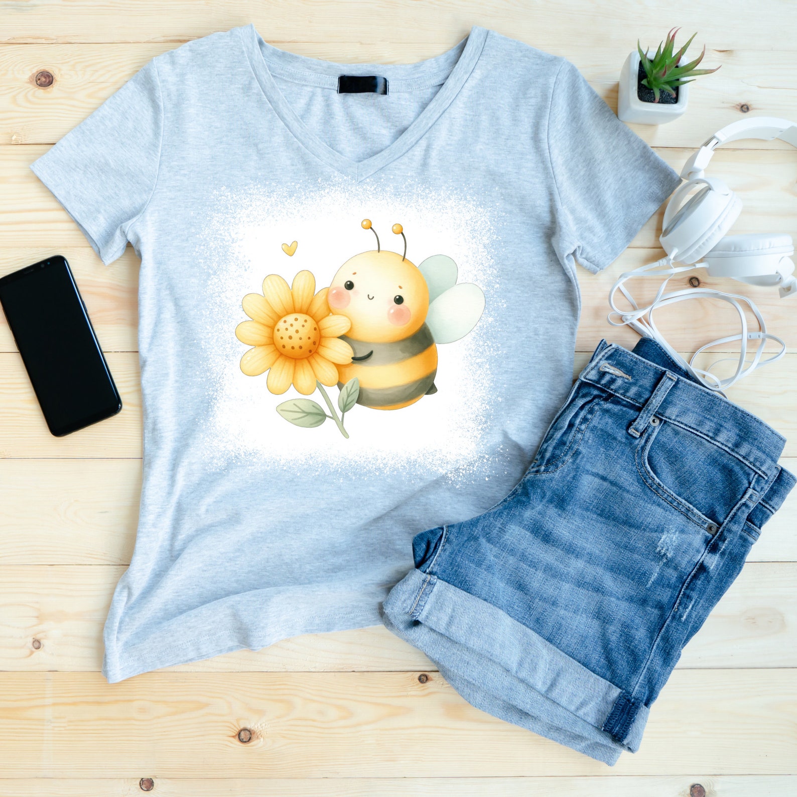 Watercolor Bee Bundle Baby Bee Baby Shower Cute Bee Bee With Flowers ...