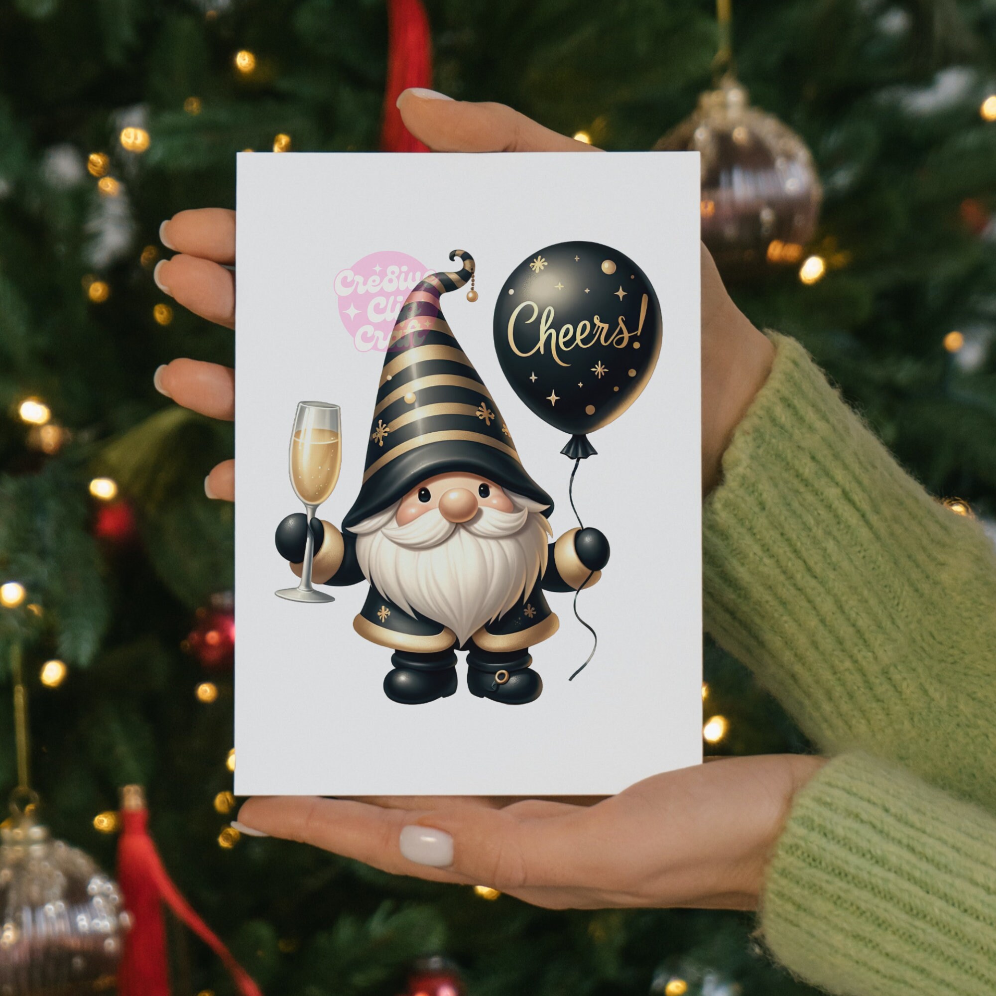 Happy New Year Gnome Celebrate PNG Clipart HNY 2024 Celebrate With ...