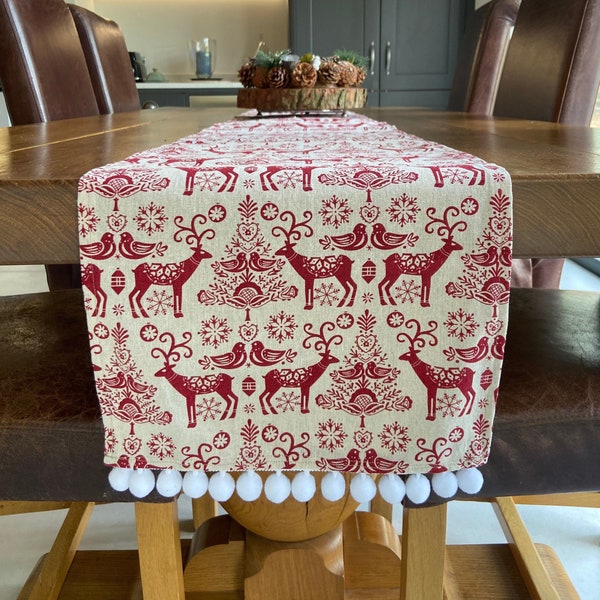 Christmas Table Runner - Etsy UK