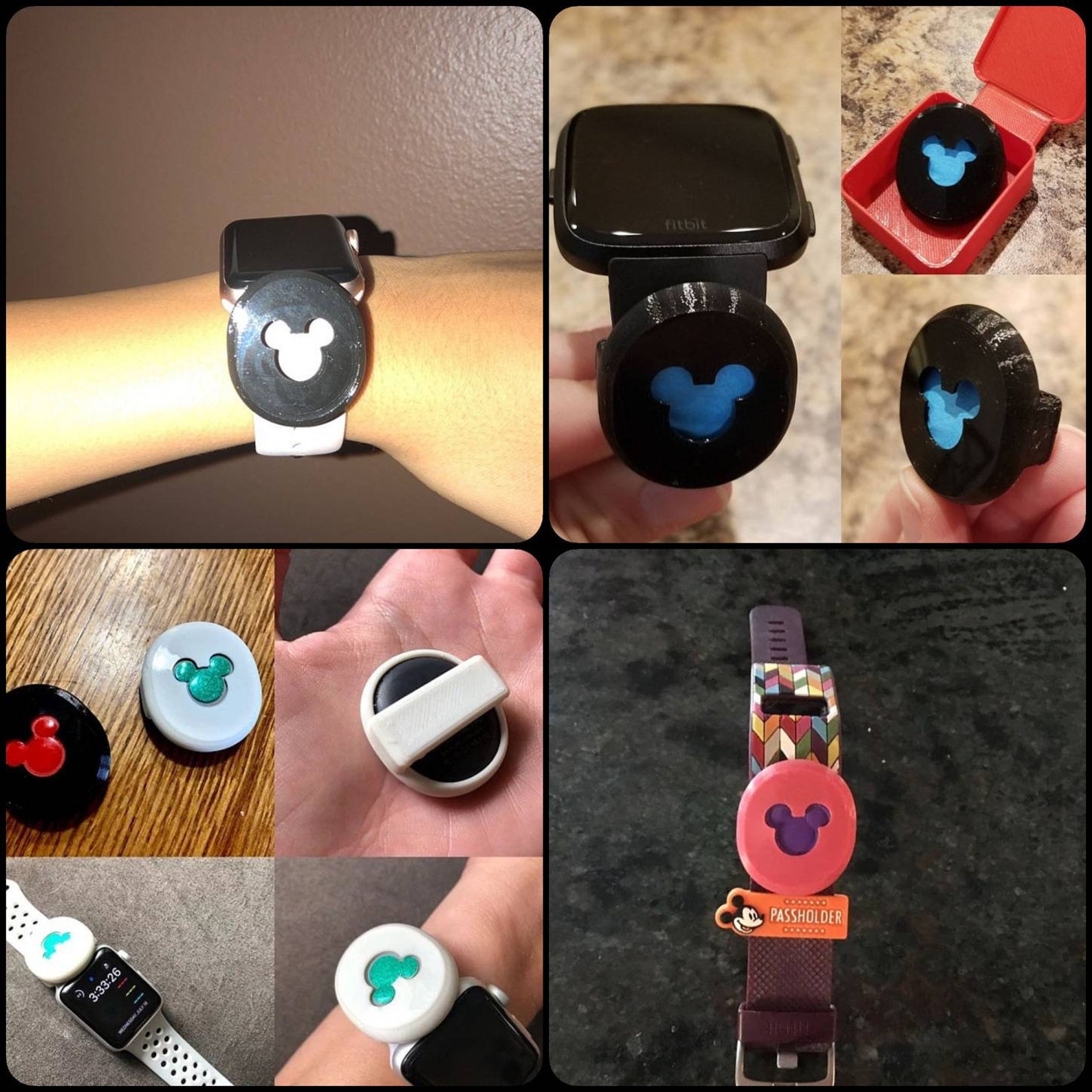 Magic Band 2 / FLEXIBLE / Puck Holder Watch Slider / Fast Pass / Puck ...