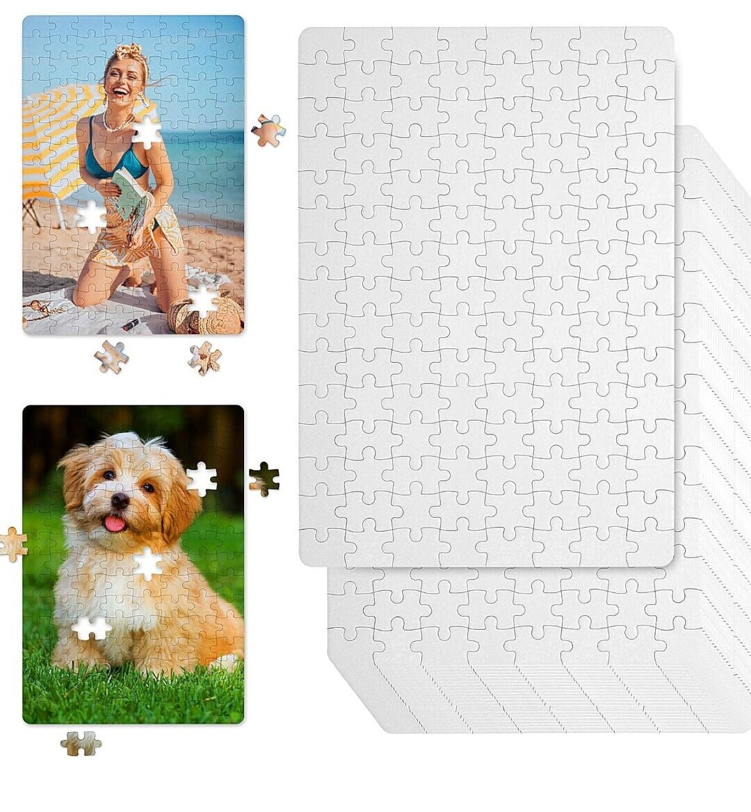 Custom Photo Collage Puzzle, Personalized Gift (120 Piece) - Etsy
