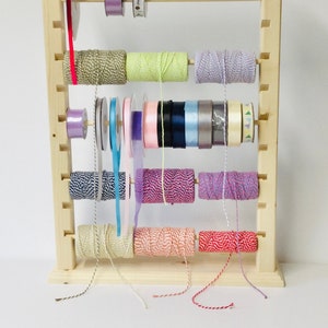 Ribbon Holder WALL Mountable Ribbon Rack Craft Storage - Etsy