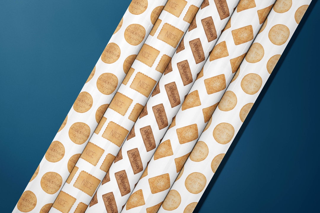 Biscuit Paper Pack Biscuit Paper Biscuit Gift Wrap Bourbon Digestive ...