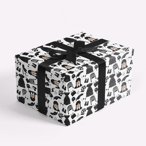Wednesday Addams Wrapping Paper non Personalised, Wednesday Addams ...