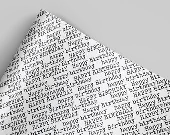 Personalised Birthday Wrapping Paper, Boys Birthday Wrapping Paper ...