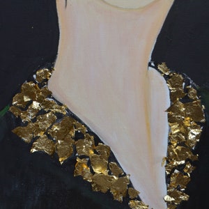 Original Painting Art Work With Oil Paints on Canvas, Portrait ...