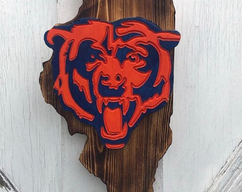 Chicago Bears Wall Art - Etsy
