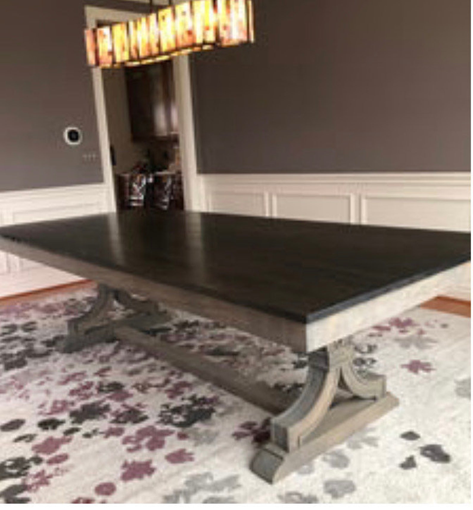 Custom Made Queen Table - Modern Wood Dining Table - Wood Table, Large ...