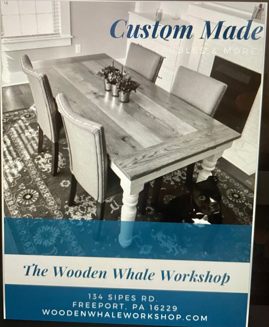 Custom Massive Spindle Leg Table Large Turned Leg Farmhouse Dining Room ...