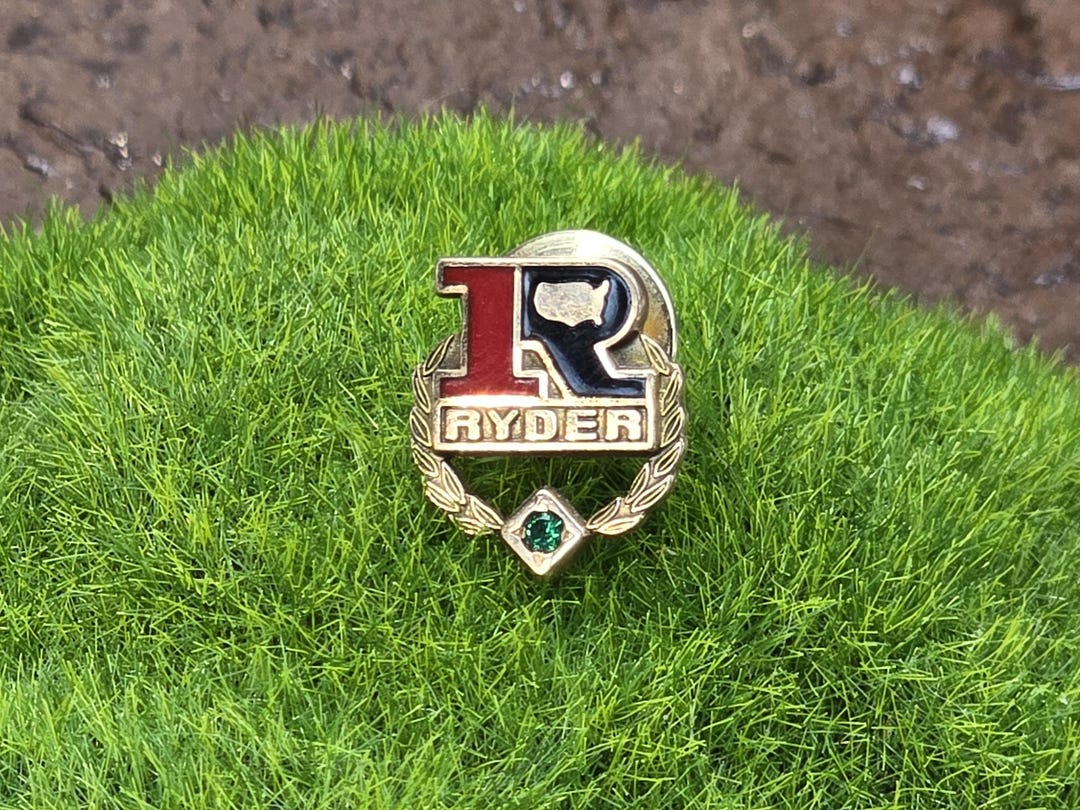 Vintage 10K Gold Ryder Pin, Ryder System Truck Service Award 10K Gold ...
