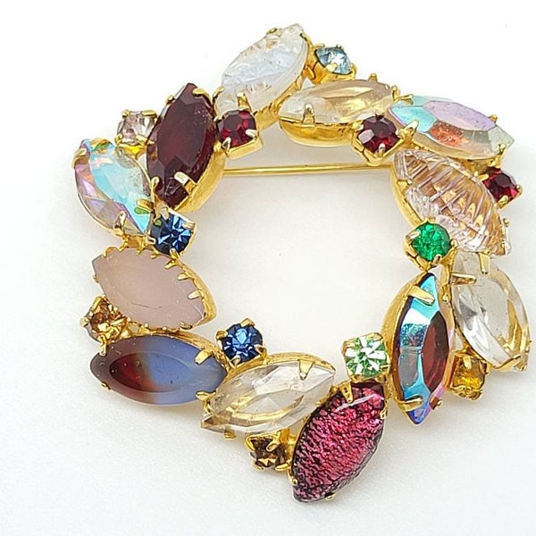 Crystal Brooch Pin - Etsy