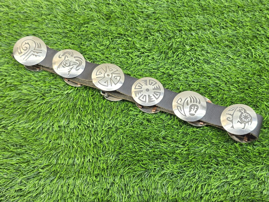 Hopi Sterling Silver Concho Belt, S. Tom Signed Hopi Belt, Southwest ...