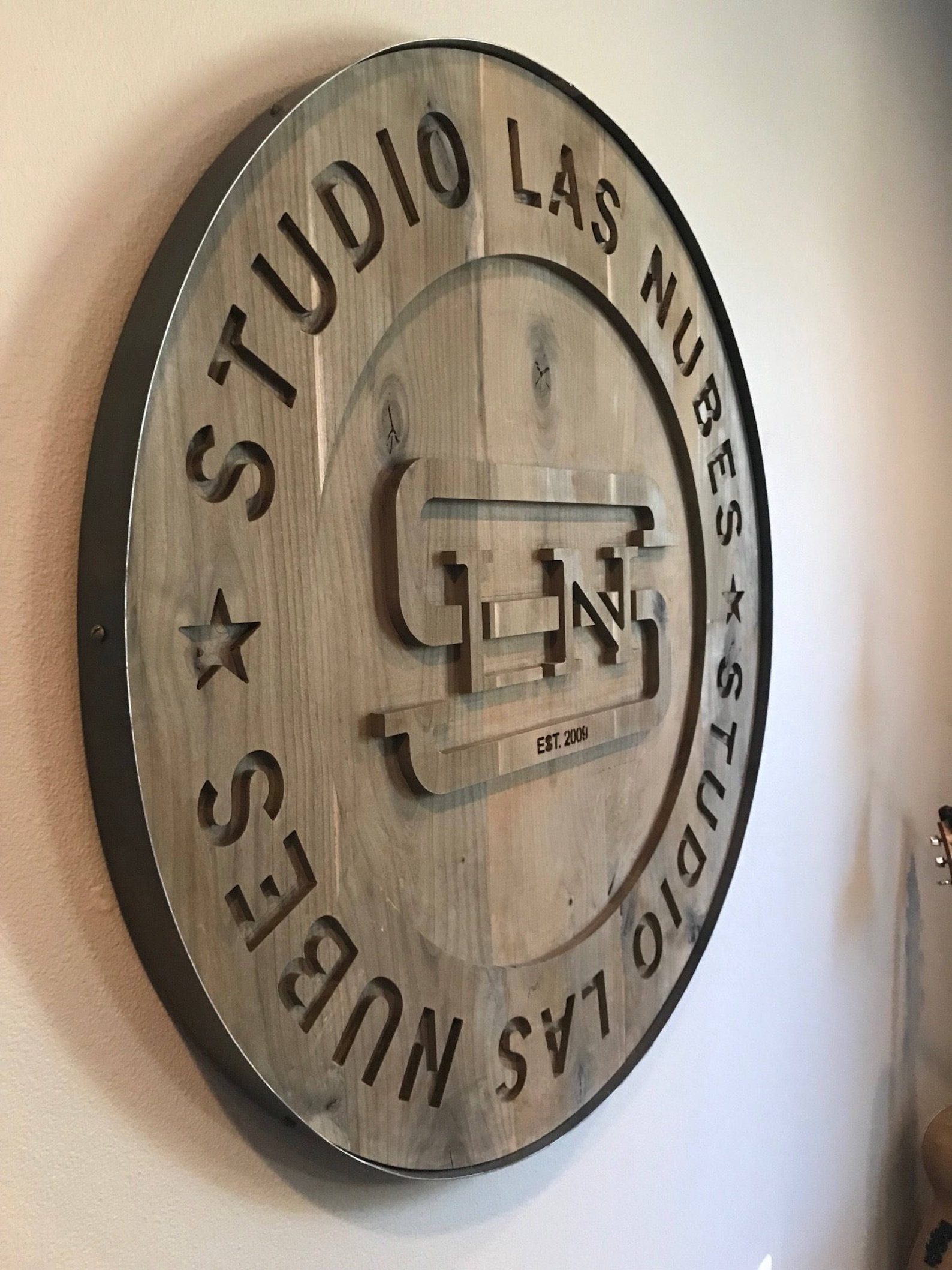 Custom Round Carved Wood Sign | Etsy