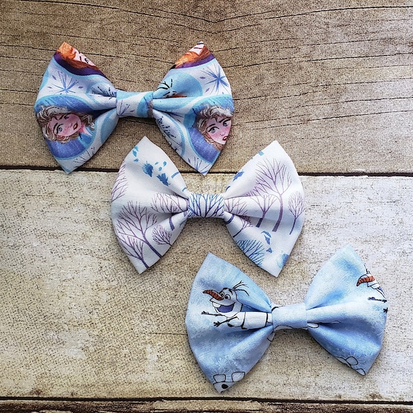 Frozen Hair Bows - Etsy
