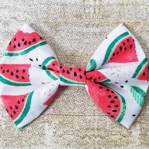 Watermelon Slice Bow | Watermelon Bow | Watermelon Hair Bow ...