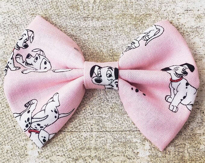 101 Dalmatians Hair Bow Dalmatian Hair Bow Disney Hair Bow - Etsy