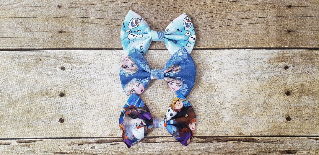 Olaf Hair Bow | Elsa Hair Bow | Frozen Hair Bows | Frozen Hair Clips ...