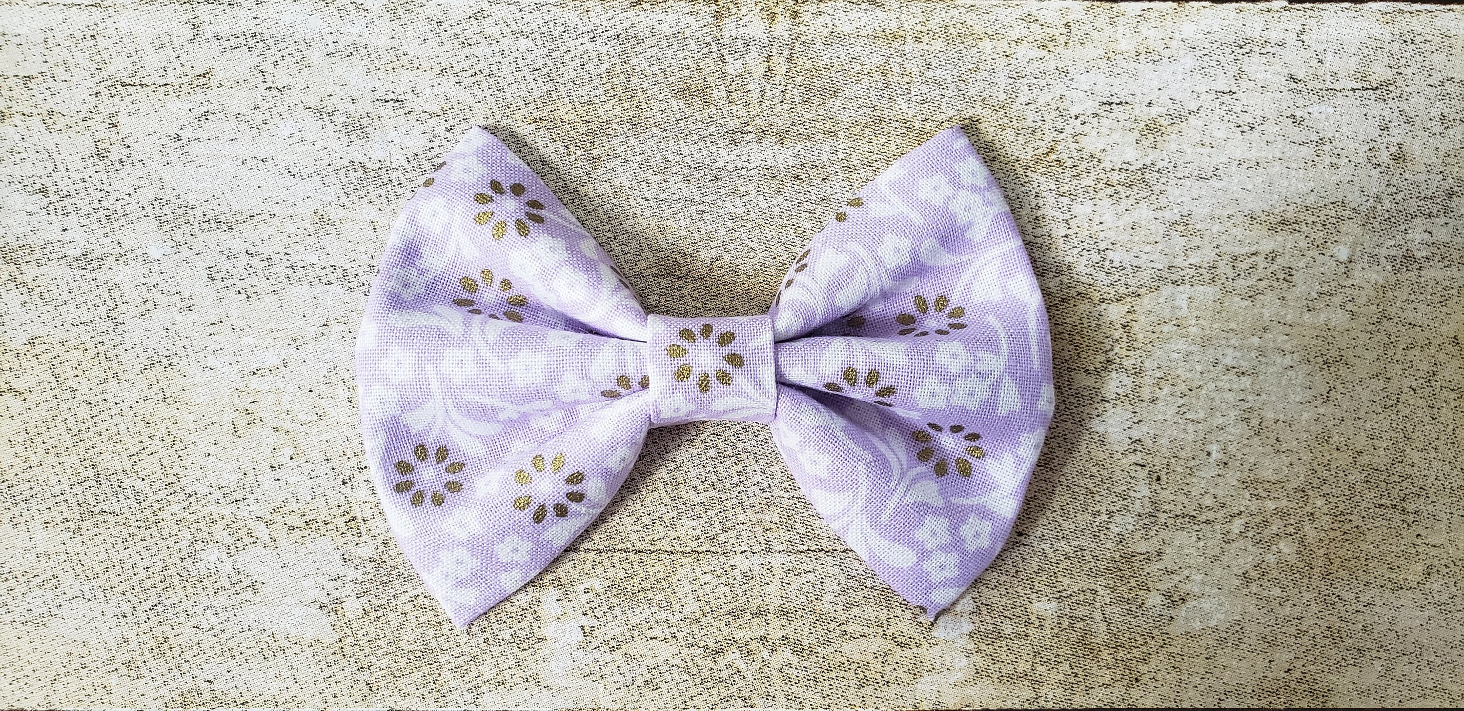 Purple Hair Bows Purple Floral Bow Purple Floral Hair Bow - Etsy