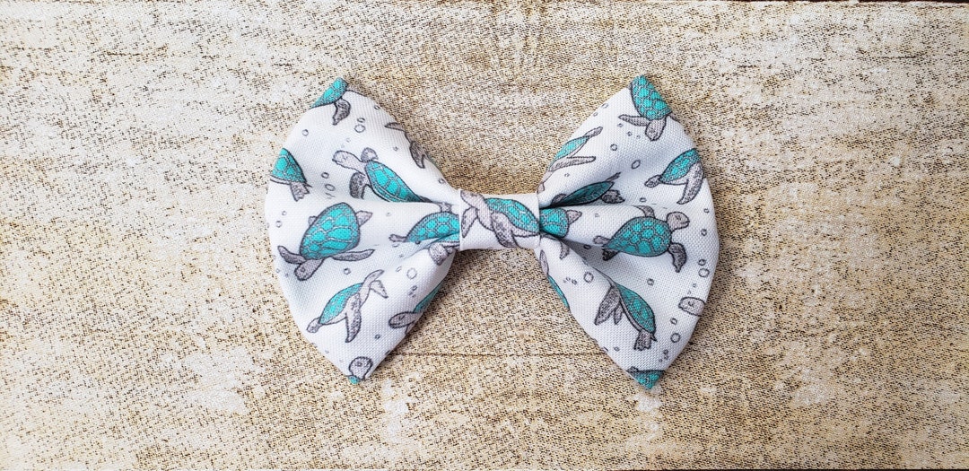 Turtle Hair Bow | Turtle Bow | Turtle Hair Clip | Sea Turtle Hair Bow ...