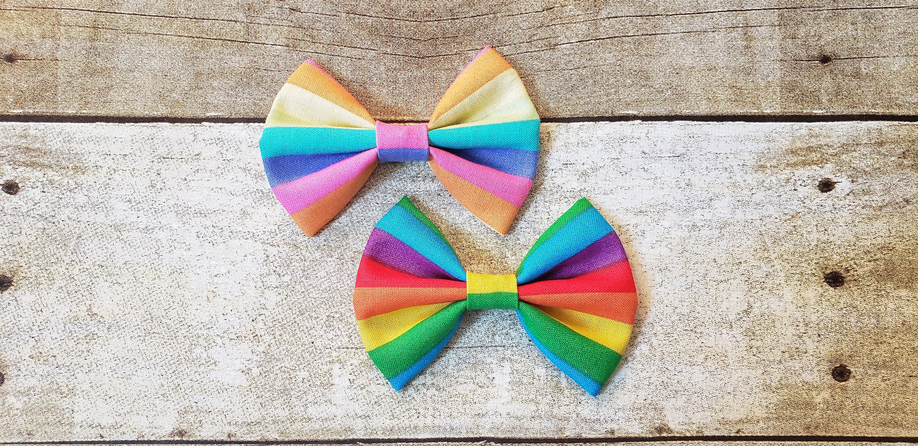 Rainbow Hair Bow | Rainbow Color Bow | Rainbow Bow | Rainbow Headband ...