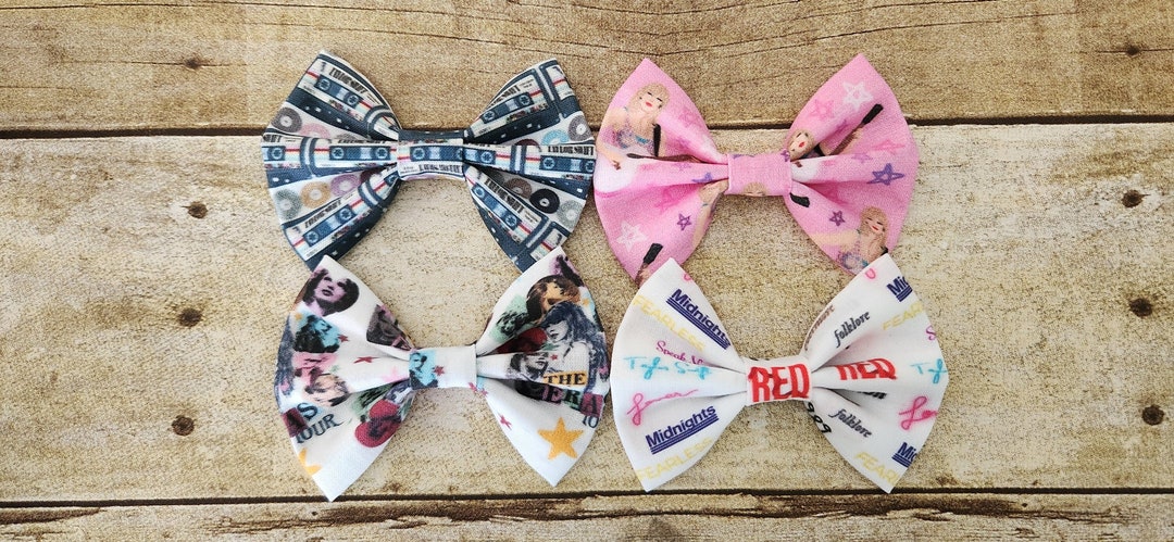 Swiftie Hair Bows | Taylor Swift Bows | Eras Tour Merch | Eras Tour ...