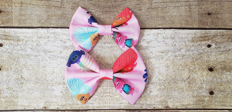Trolls Hair Bow | Trolls Hair Bow Clip | Trolls Bow | Trolls Hair Clip ...