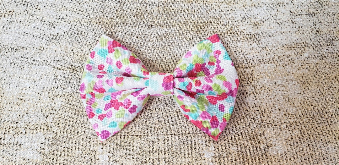 Confetti Hair Bow | Confetti Bow | Baby Girl Hair Bow | Toddler Girl ...