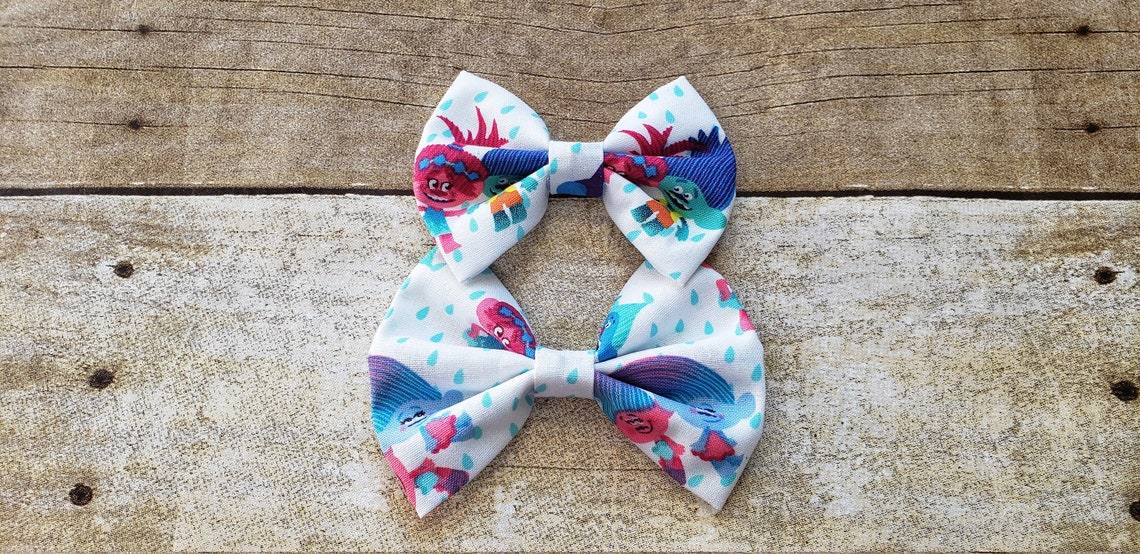 Trolls Hair Bow | Trolls Hair Bow Clip | Trolls Bow | Trolls Hair Clip ...