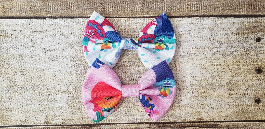 Trolls Hair Bow | Trolls Hair Bow Clip | Trolls Bow | Trolls Hair Clip ...