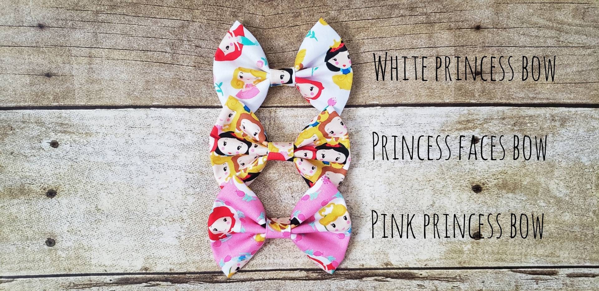 Princess Bows Princess Hair Bows Princess Hair Clips - Etsy