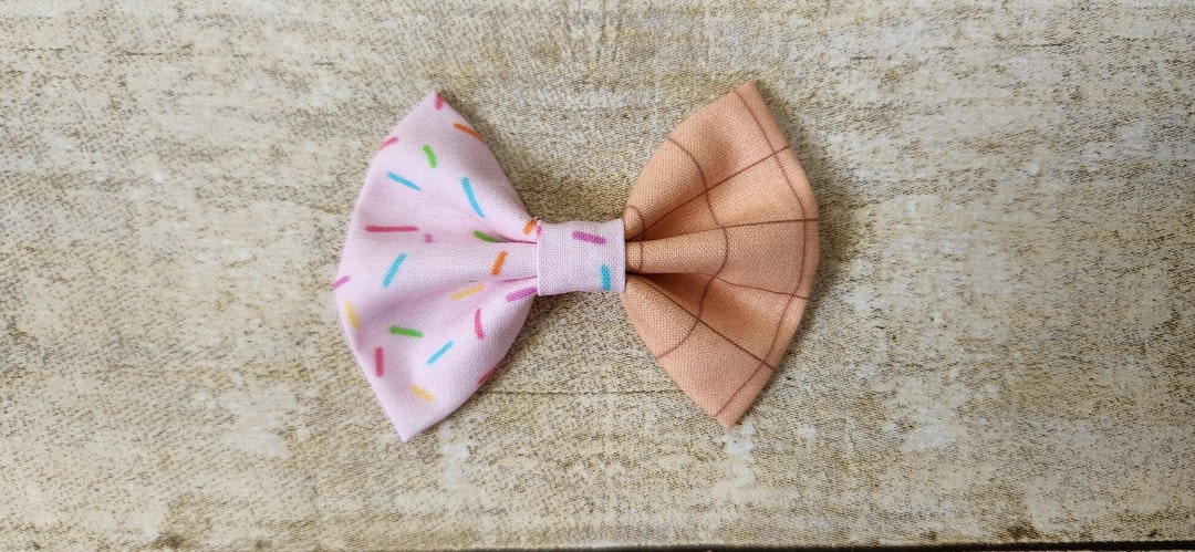 Ice Cream Cone Bow | Ice Cream Hair Bow | Birthday Bow | Sprinkle Hair ...