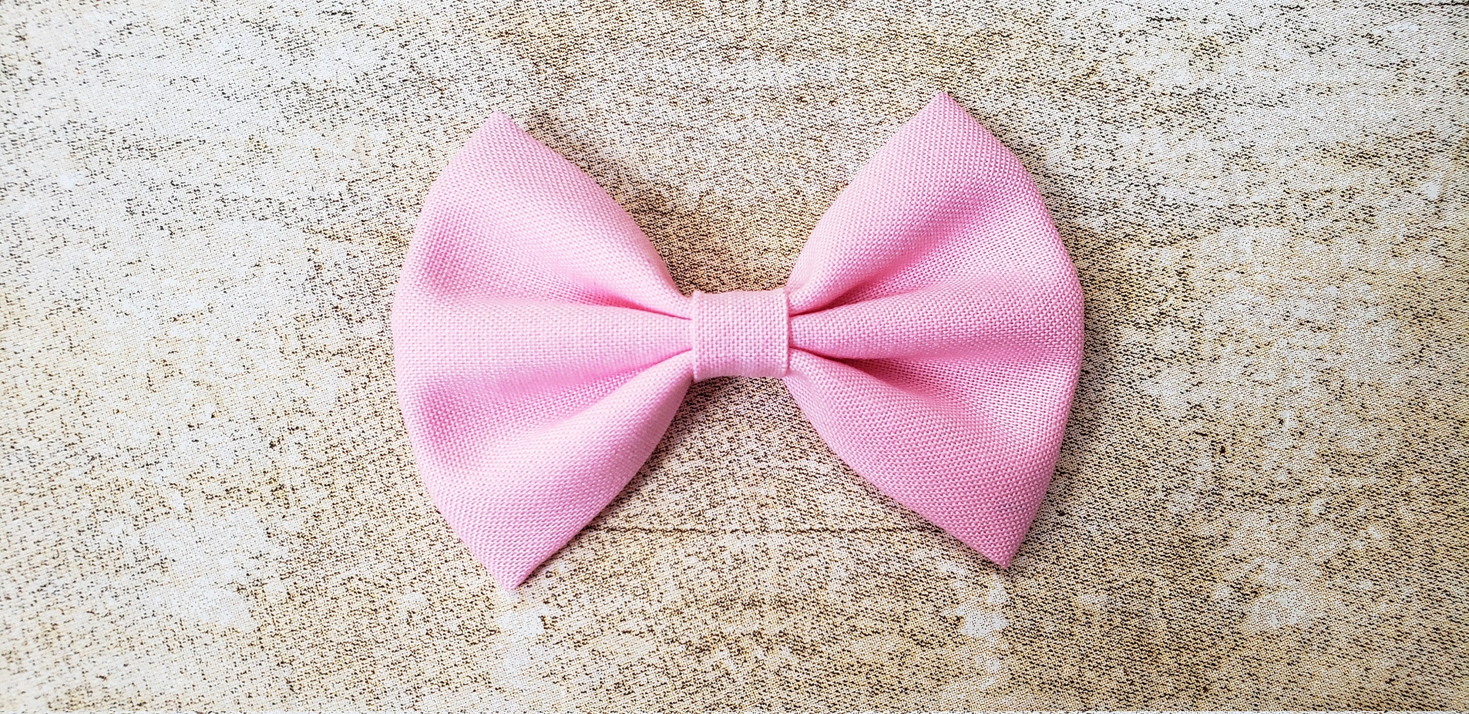 Solid pink hair bow Pink hair bow Light pink hair bow | Etsy