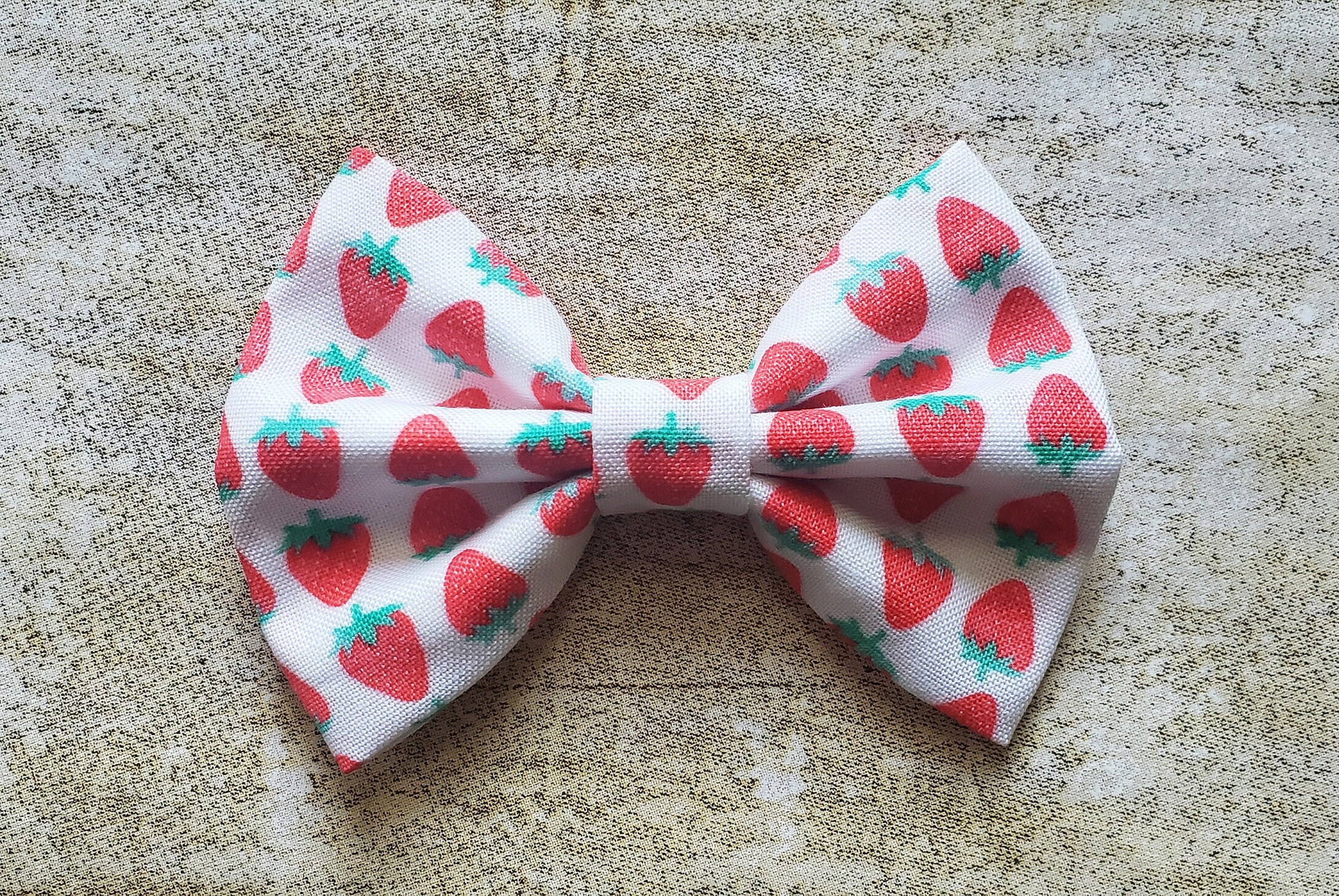Strawberry Hair Bow | Strawberry Bow | Strawberry Hair Clip ...