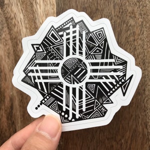Zia Sticker, Zia Symbol Sticker, New Mexico Decal, New Mexico Zia ...