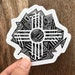 Zia Sticker, Zia Symbol Sticker, New Mexico Decal, New Mexico Zia ...