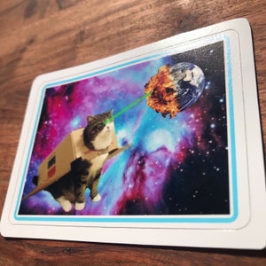 Space Cat Destroying Earth, Galaxy Cat Destroying Earth, Cat in A Box ...